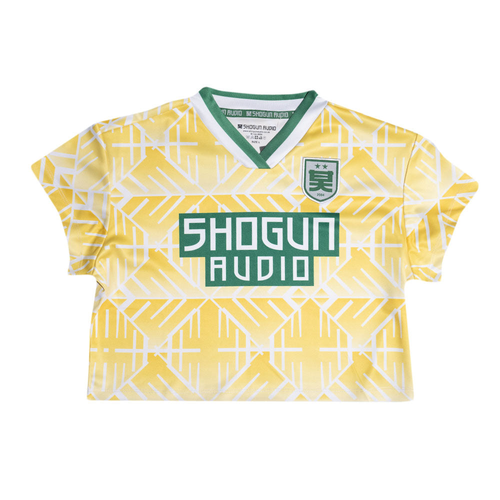 Shogun Cropped Football Shirt Yellow – Shogun Audio