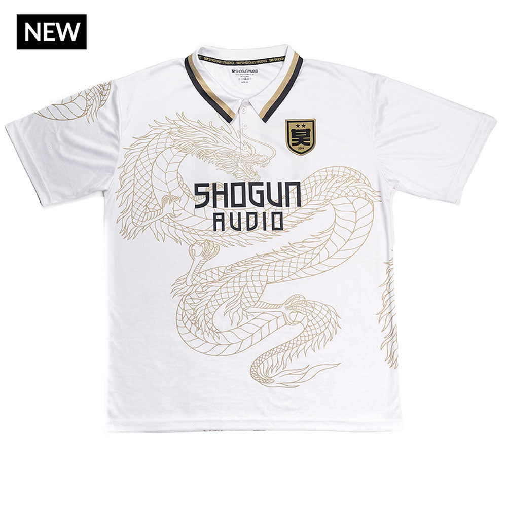 Shogun Football Shirt White – Shogun Audio
