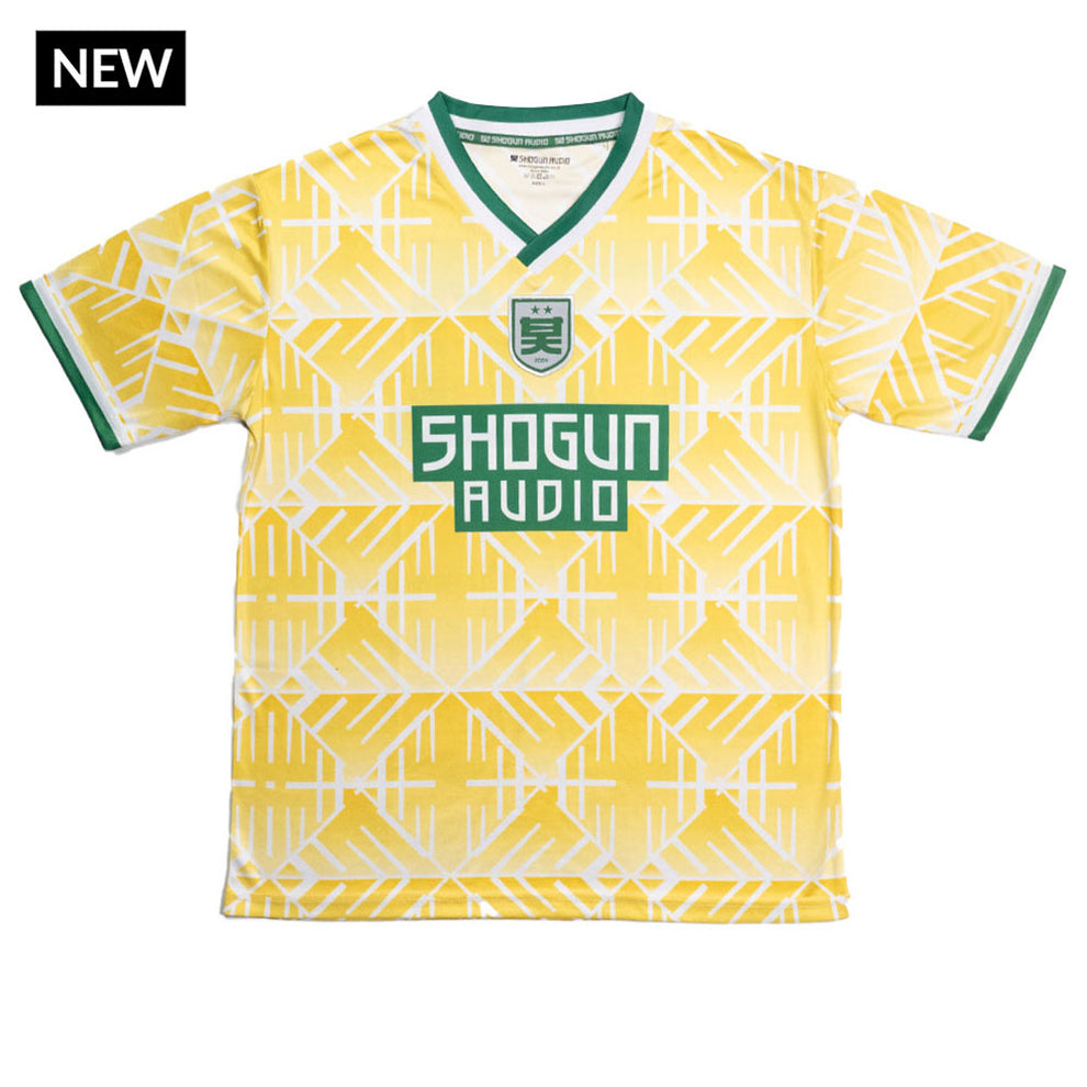 Shogun Football Shirt Yellow – Shogun Audio